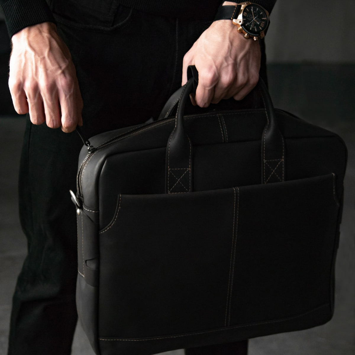 TORROSS™ Man's set Gent Bag Brown